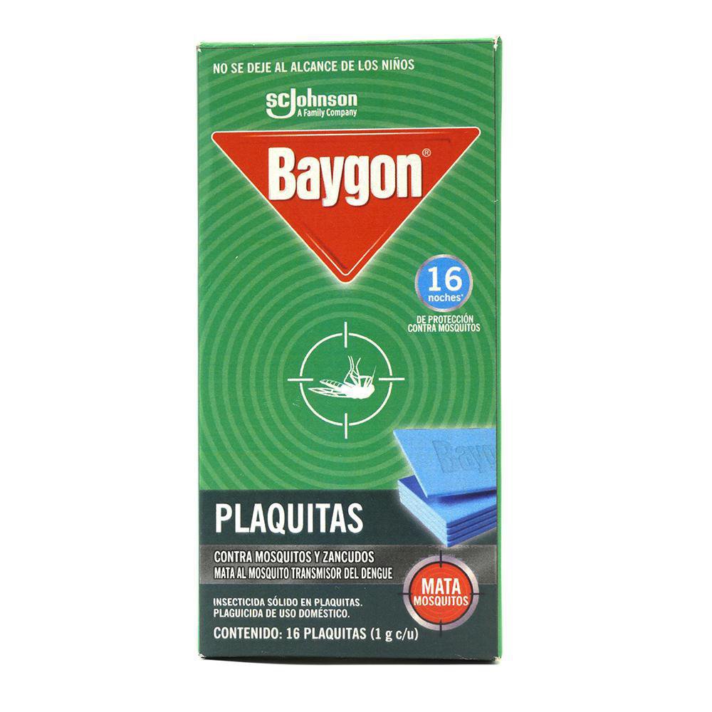 Repelente De Plaquitas De 16 Pzas - Baygon - Cemaco