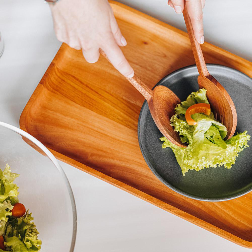 Azafate Rectangular de Madera Caoba - Cemaco