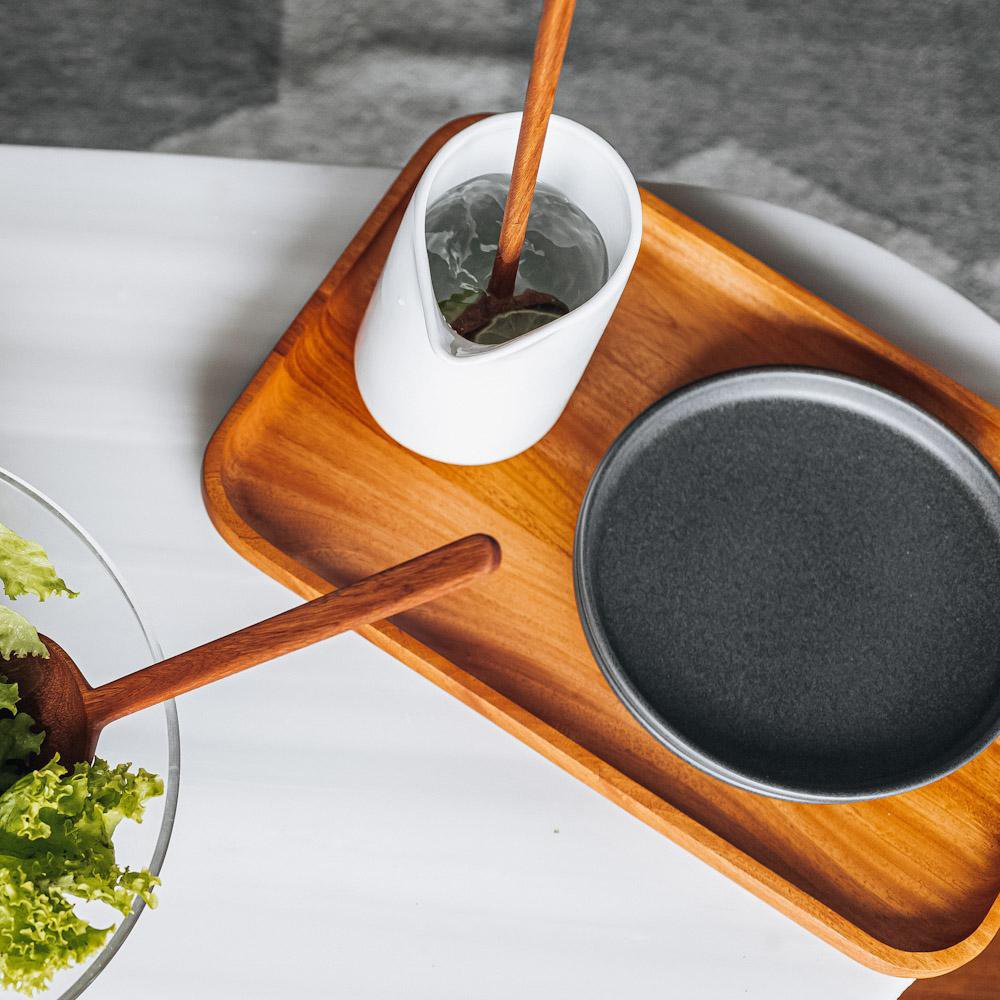 Azafate Rectangular De Madera Machiche 43X28 Cm - Kikotem - Cemaco