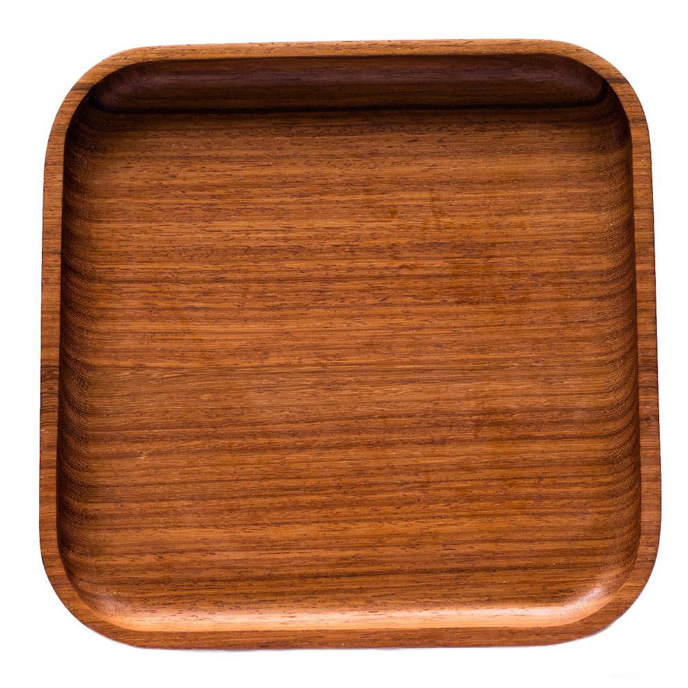 Azafate Cuadrado De Madera Machiche 25X25 Cm - Kikotem - Cemaco