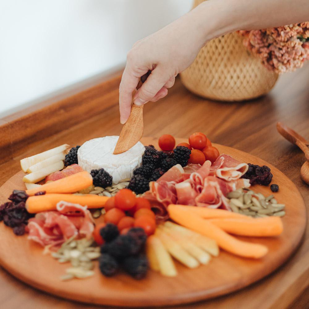 Plato Base De Madera Machiche 36 Cm - Kikotem - Cemaco