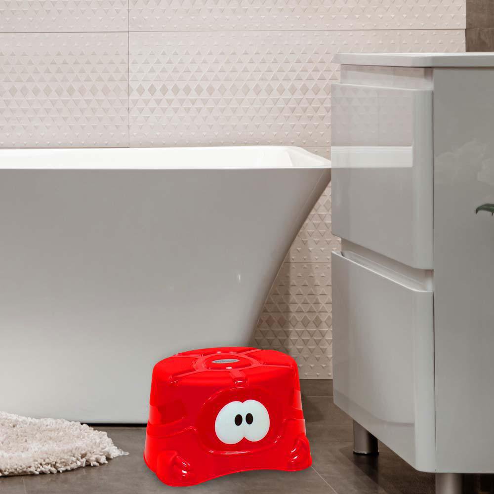 Banquito Infantil Rojo Diseño de Cangrejo - Cemaco