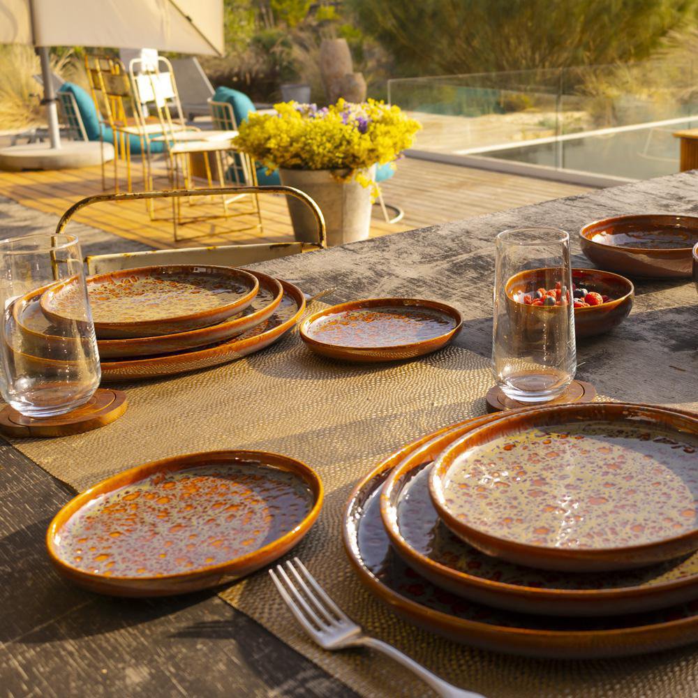 Plato Para Cena Lava De 11 Plg - Niu Haus - Cemaco