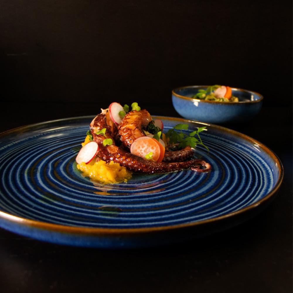 Plato para Cena Xisto Azul - Cemaco