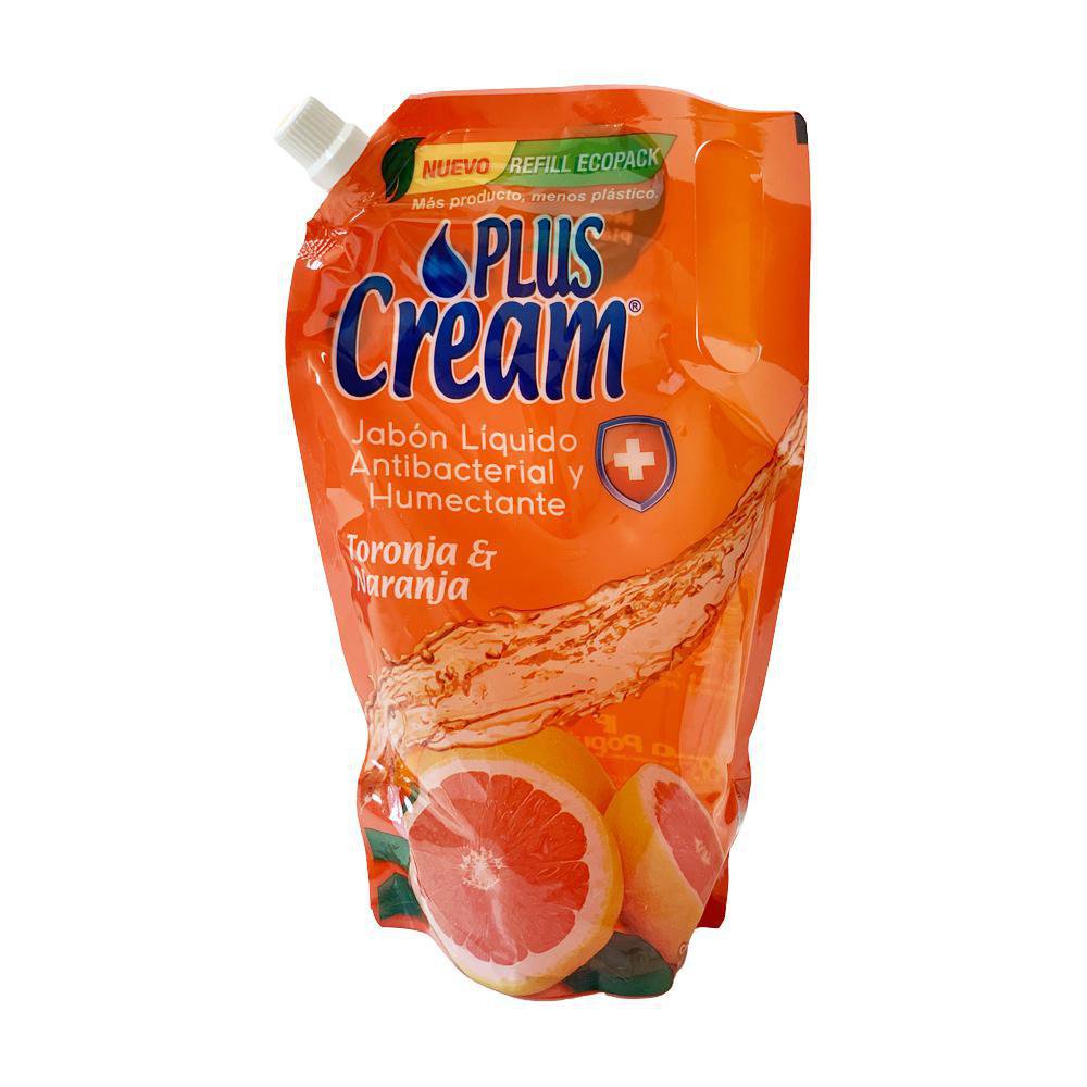 Jabón Líquido Toronja Y Naranja Dp De 1 Lt - Plus Cream - Cemaco