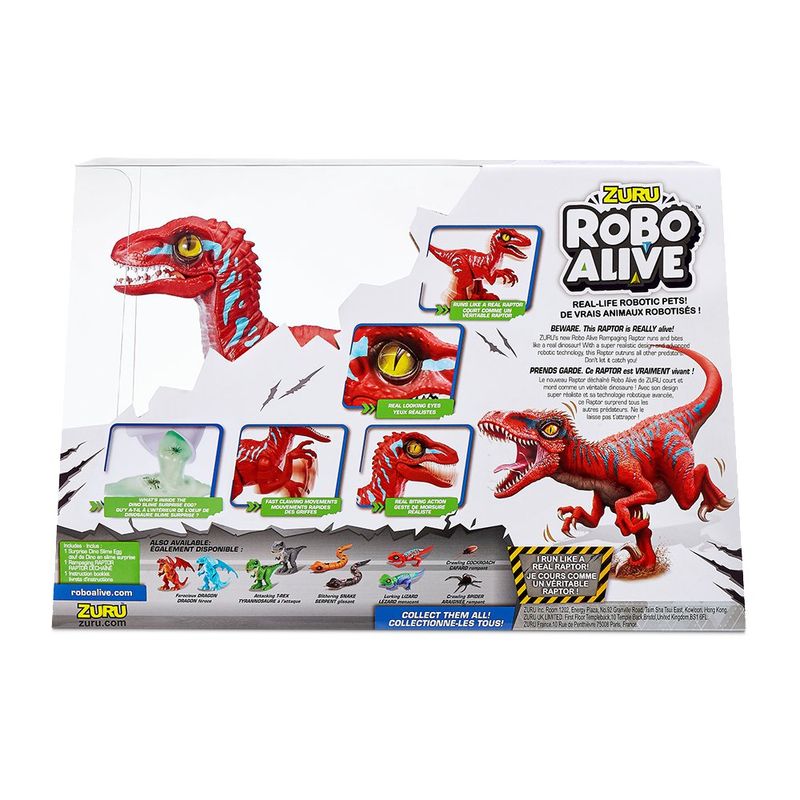 Raptor Robo Alive Diseños Surtidos - Zuru - Cemaco