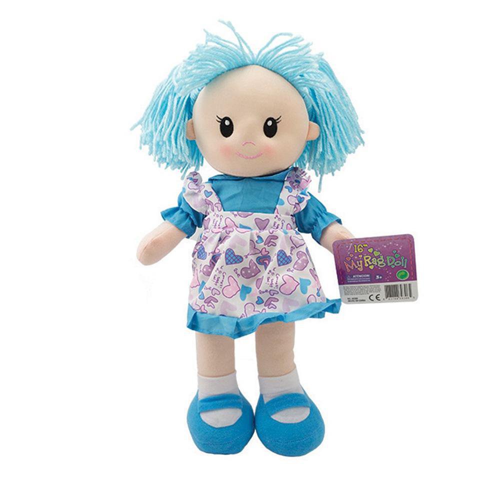 Muñeca De Trapo Azul 16 Plg - Grandex - Cemaco