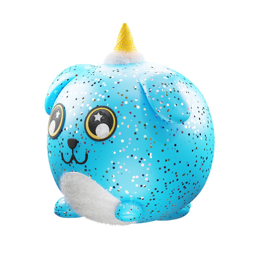 Peluche Inflable Biggies Perrito Azul - Eolo - Cemaco