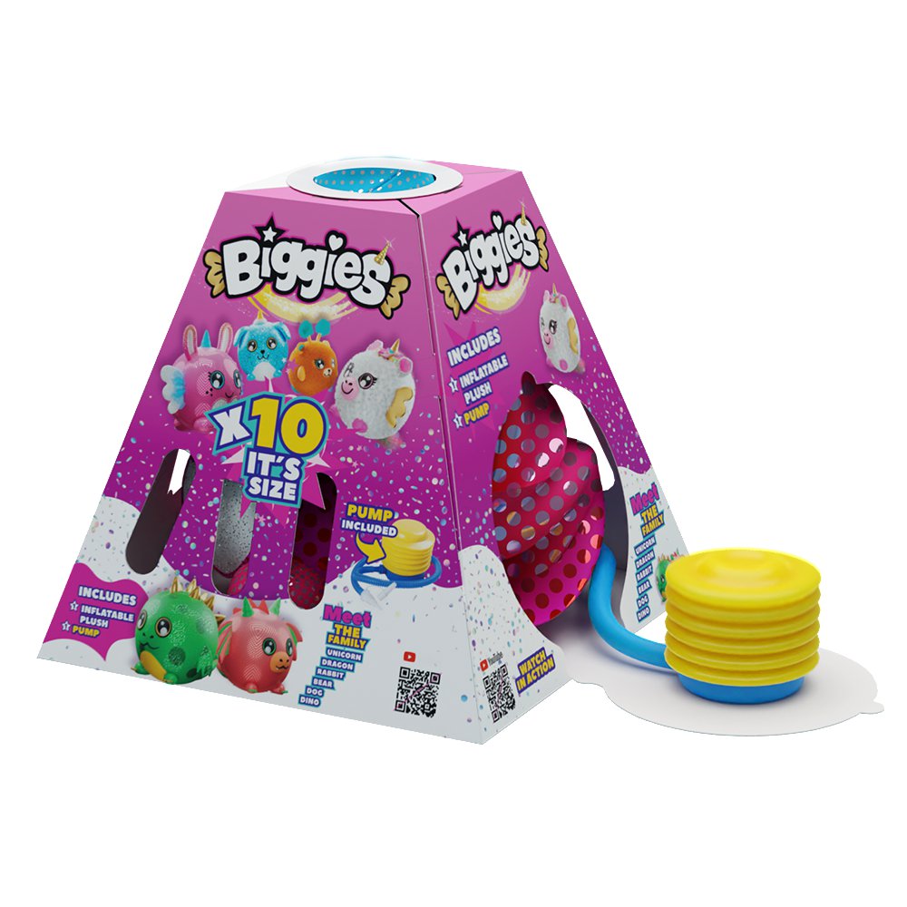 Peluche Inflable Biggies Perrito Azul - Eolo - Cemaco