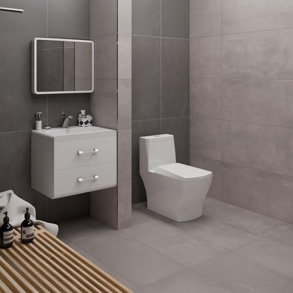 Piso Porcelánico Polaris Nova Gris 45x90 Cm - Interceramic - Cemaco