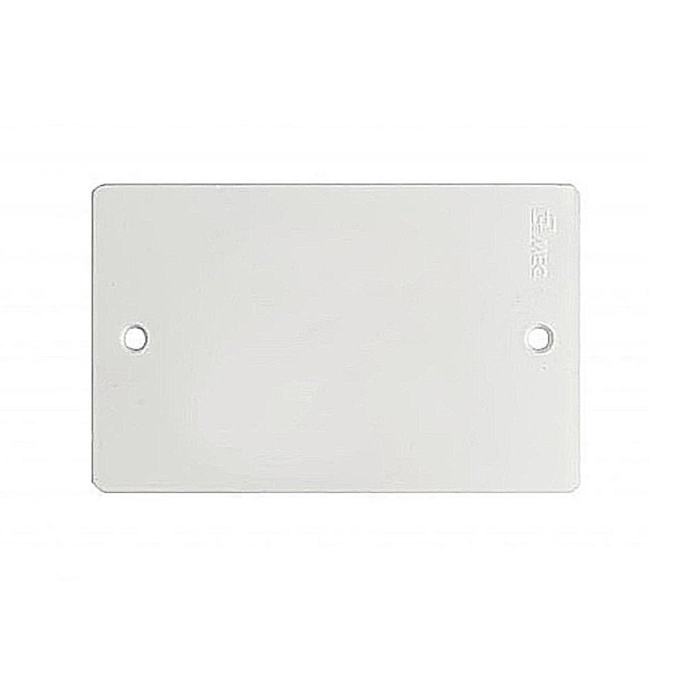 Tapadera Rectangular De Pvc Blanco 4 X 2 Plg - Cemaco