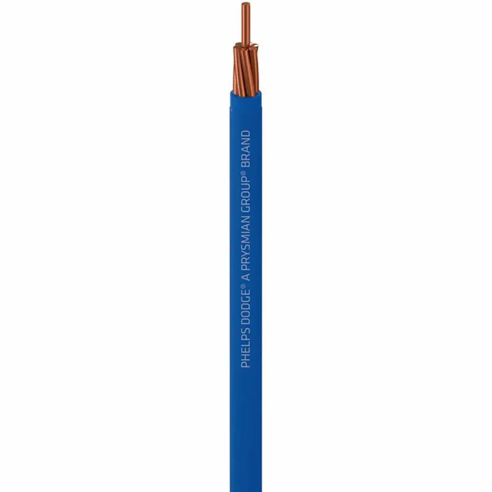 Cable De Cobre Azul Ecoplus THWN 2 Awg - Phelps Dodge - Cemaco