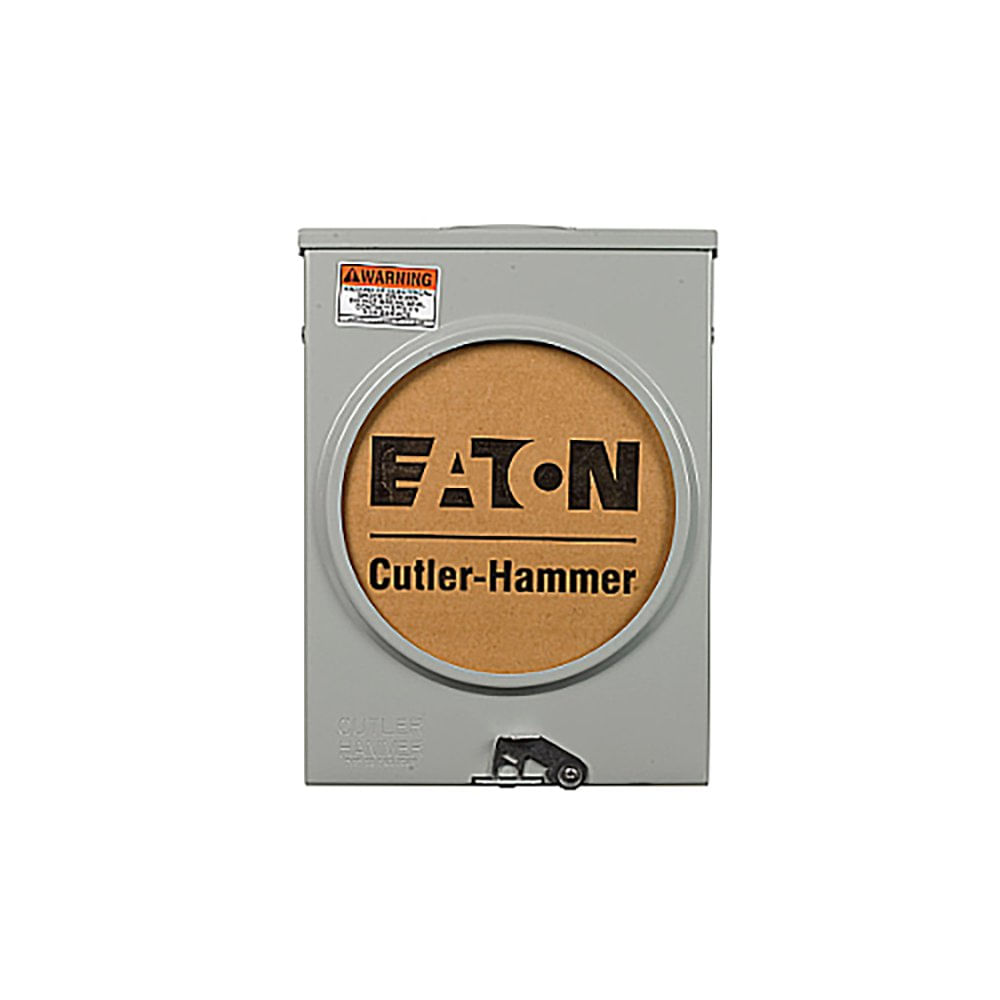 Caja Socket Cuadrada De Sobreponer De 1 Polo 125A - Eaton - Cemaco