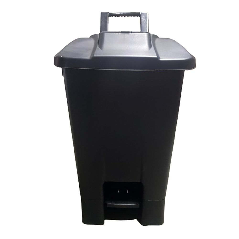 Bote Jumbo Negro Con Rodos Y Jalador 110 L - Plasti Export - Cemaco