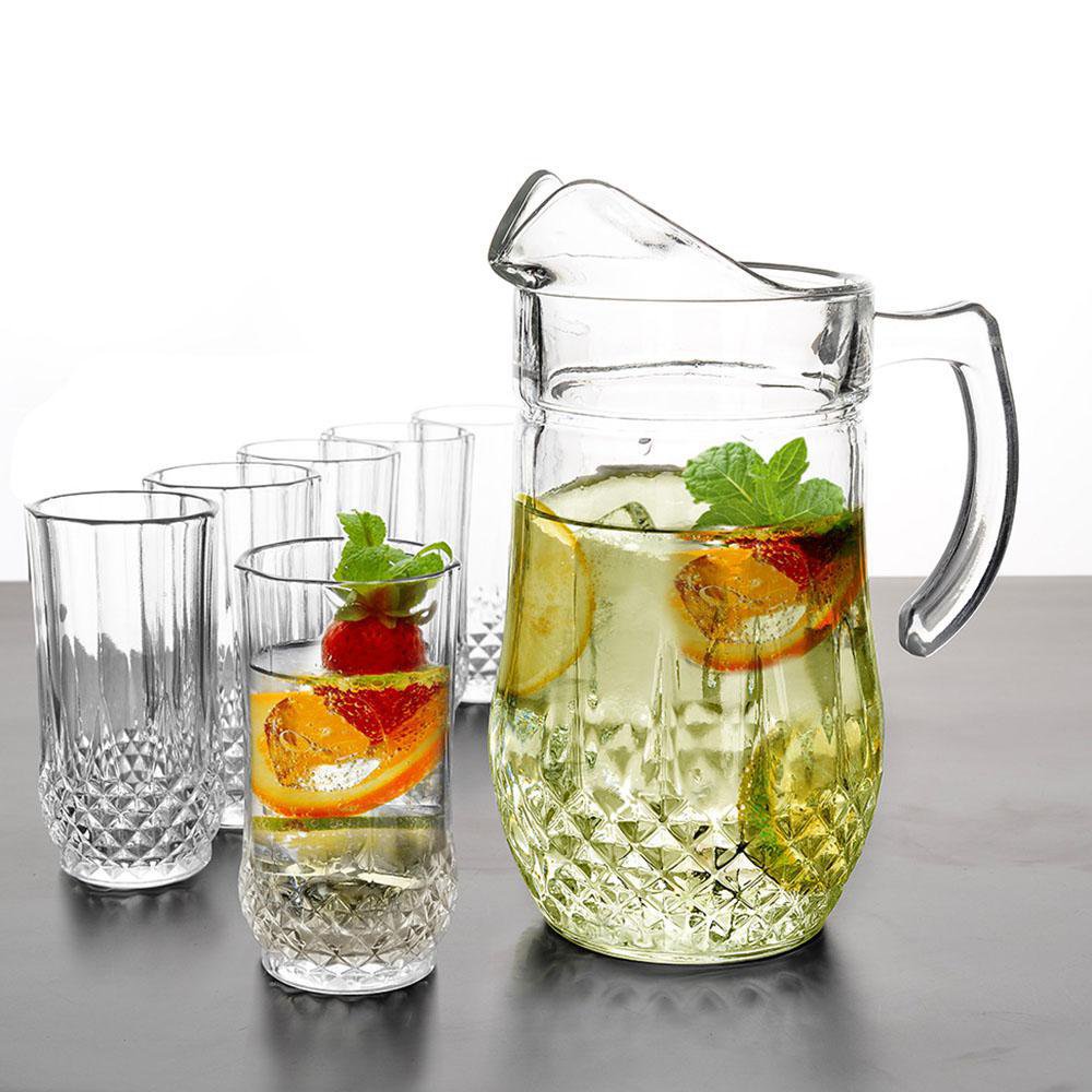 Set Pichel Y Vasos 7 Pzas - Toscana - Cemaco