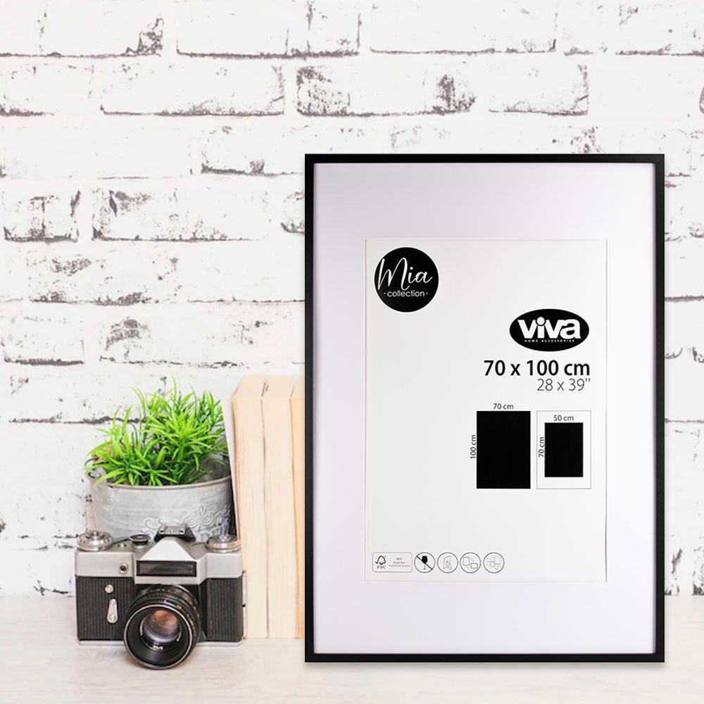 Marco Para Foto 70x100 Cm Negro - Viva - Cemaco
