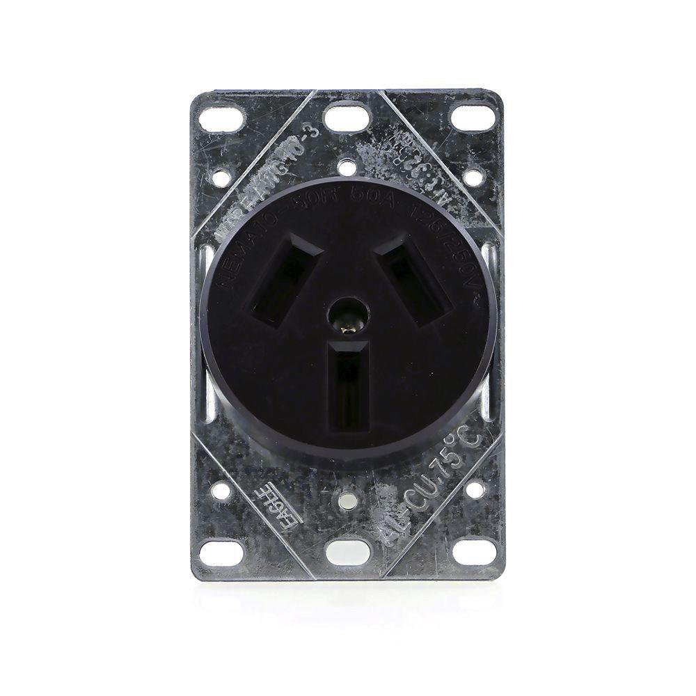 Espiga Tipo B De 125-250 V Y 50 A - Eagle Electric - Cemaco