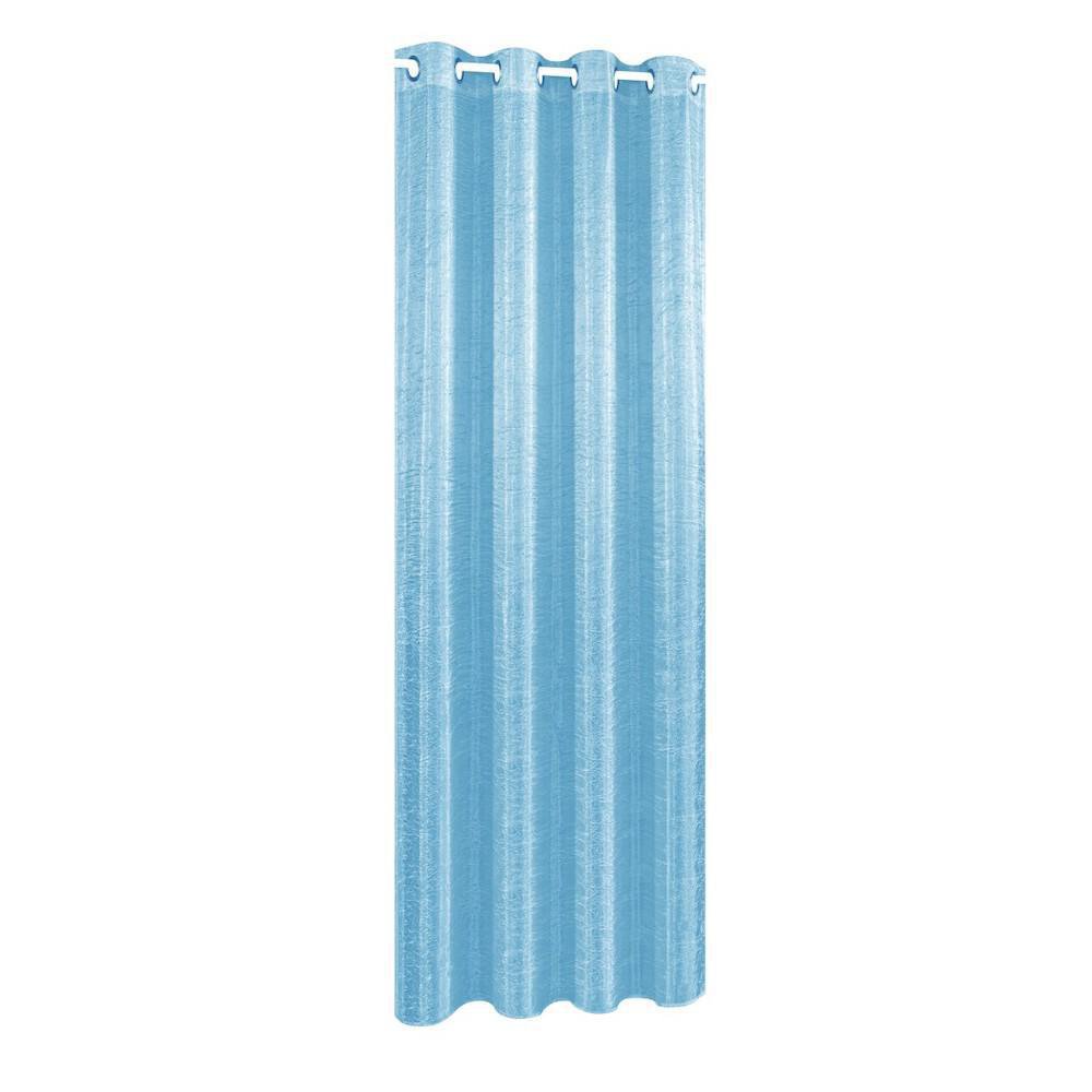 Cortina Color Celeste Diseño Corrugado - Cemaco