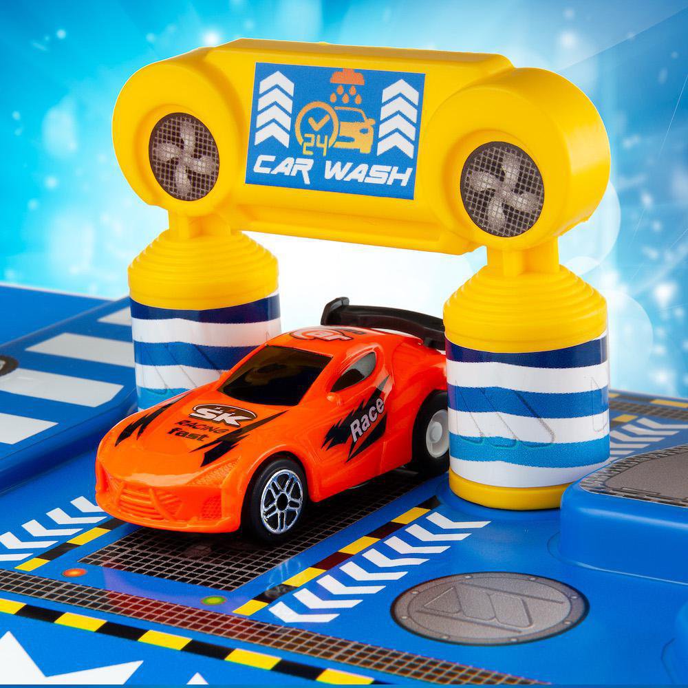 Pista De Carros Con Estacionamiento De 4 Plantas y Un Looping - Molto ...