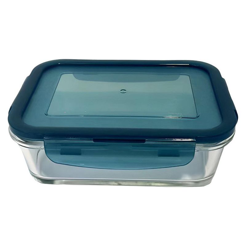 Recipiente Rectangular Azul 850 Ml - Cemaco
