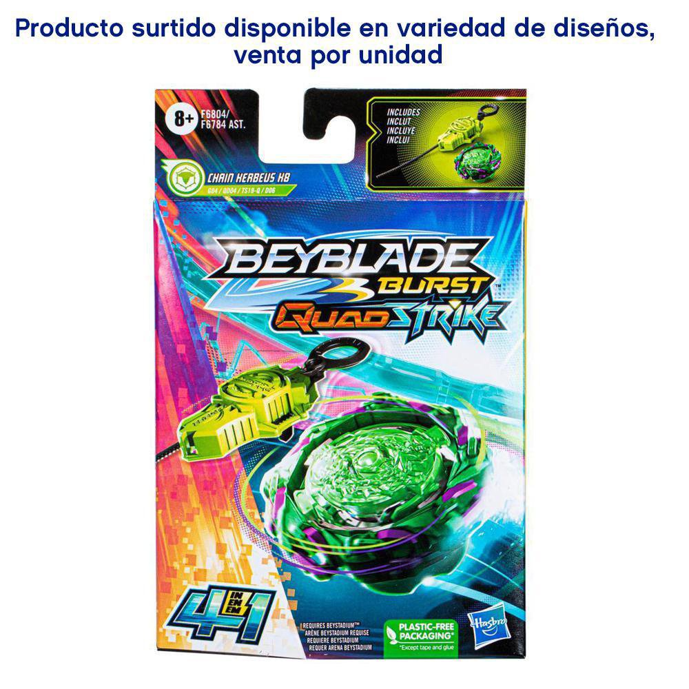 Kit Inicial Burst QuadStrike - Bey Blade - Cemaco