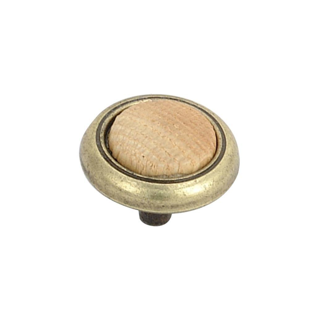 Halador Botón Latón Mate 3.15x2.44 Cm - Fincsa - Cemaco