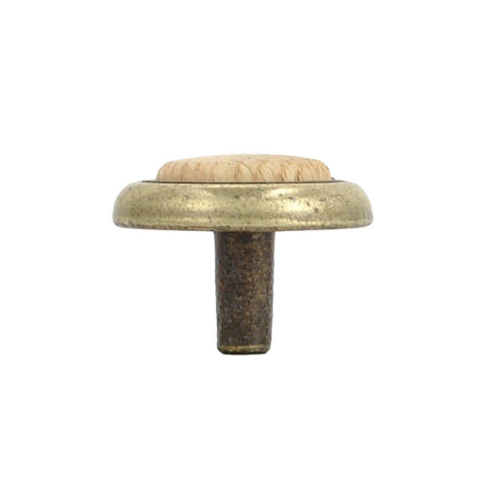 Halador Botón Latón Mate 3.15x2.44 Cm - Fincsa - Cemaco