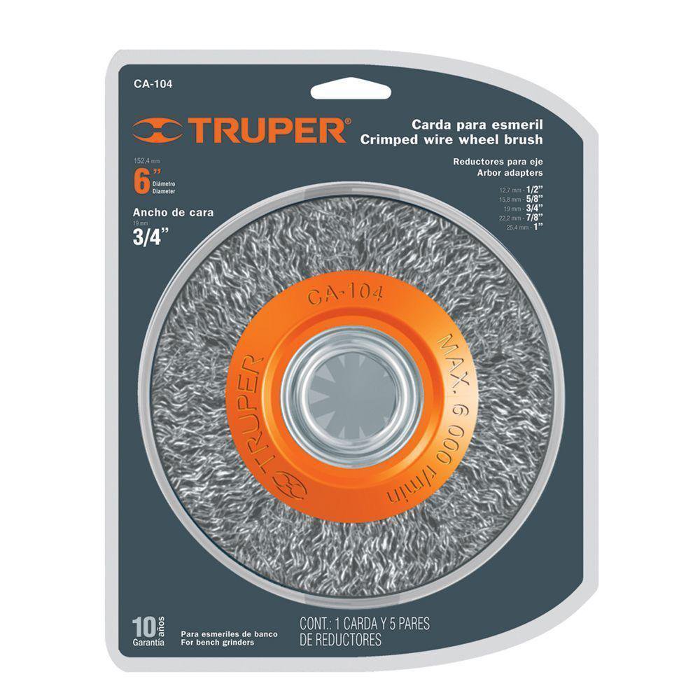 Carda Para Esmeril De Banco 6 Plg - Truper - Cemaco