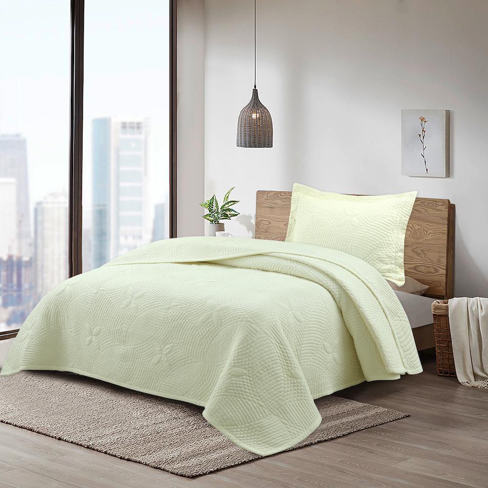 Set De Cubrecama Crema - Varios Tamaños - Cemaco