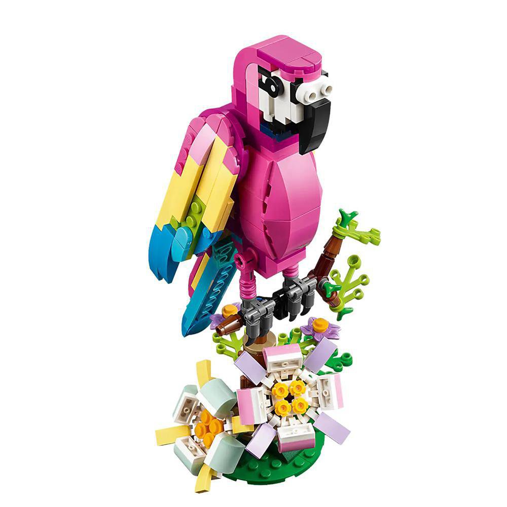 LEGO Creator Loro Rosa Exótico 253 Pzas - Cemaco