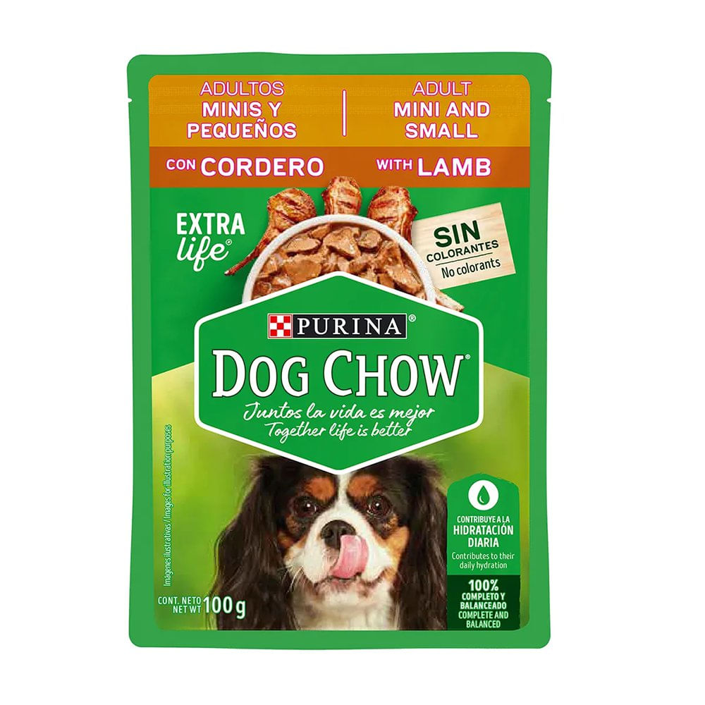 Sobre De Alimento Para Perro Adulto Con Cordero 100 G - Dog Chow - Cemaco Sobre De Alimento Para Perro Adulto Con Cordero 100 G - Dog Chow - Cemaco