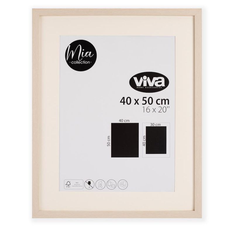 Marco para Foto Madera Clara - Cemaco