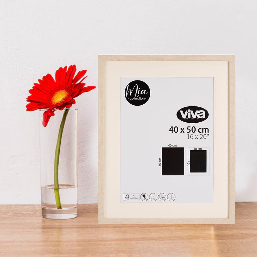 Marco Para Foto 40X50 Cm Madera Clara - Viva - Cemaco