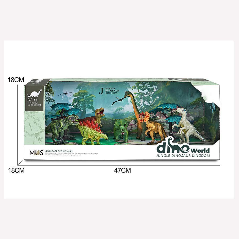 Jungle Dinosaur Kingdom T-Rex 9 Pzas - Koala Kids - Cemaco