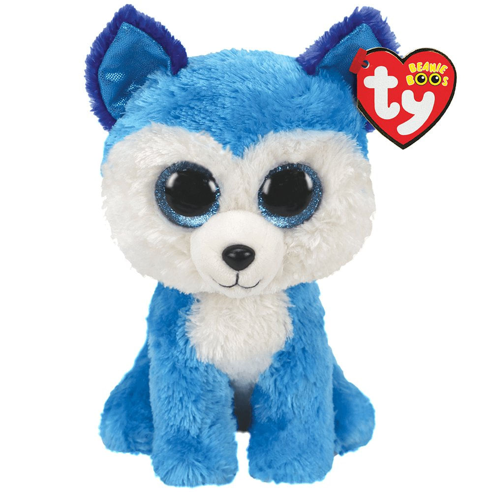 Beanie Boos Prince Husky Azul Mediano - Ty - Cemaco