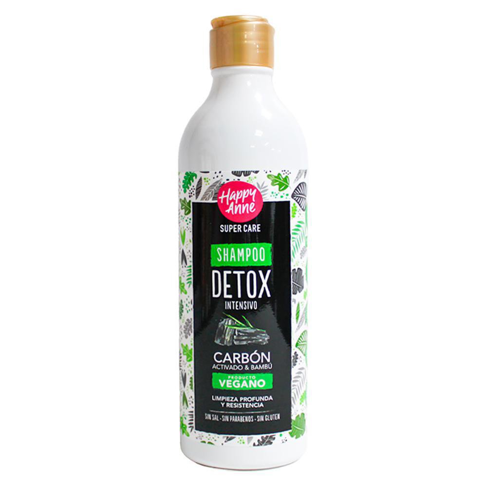 Shampoo Detox Intenensivo Carbon Y Bambú 340 Ml - Happy Anne - Cemaco