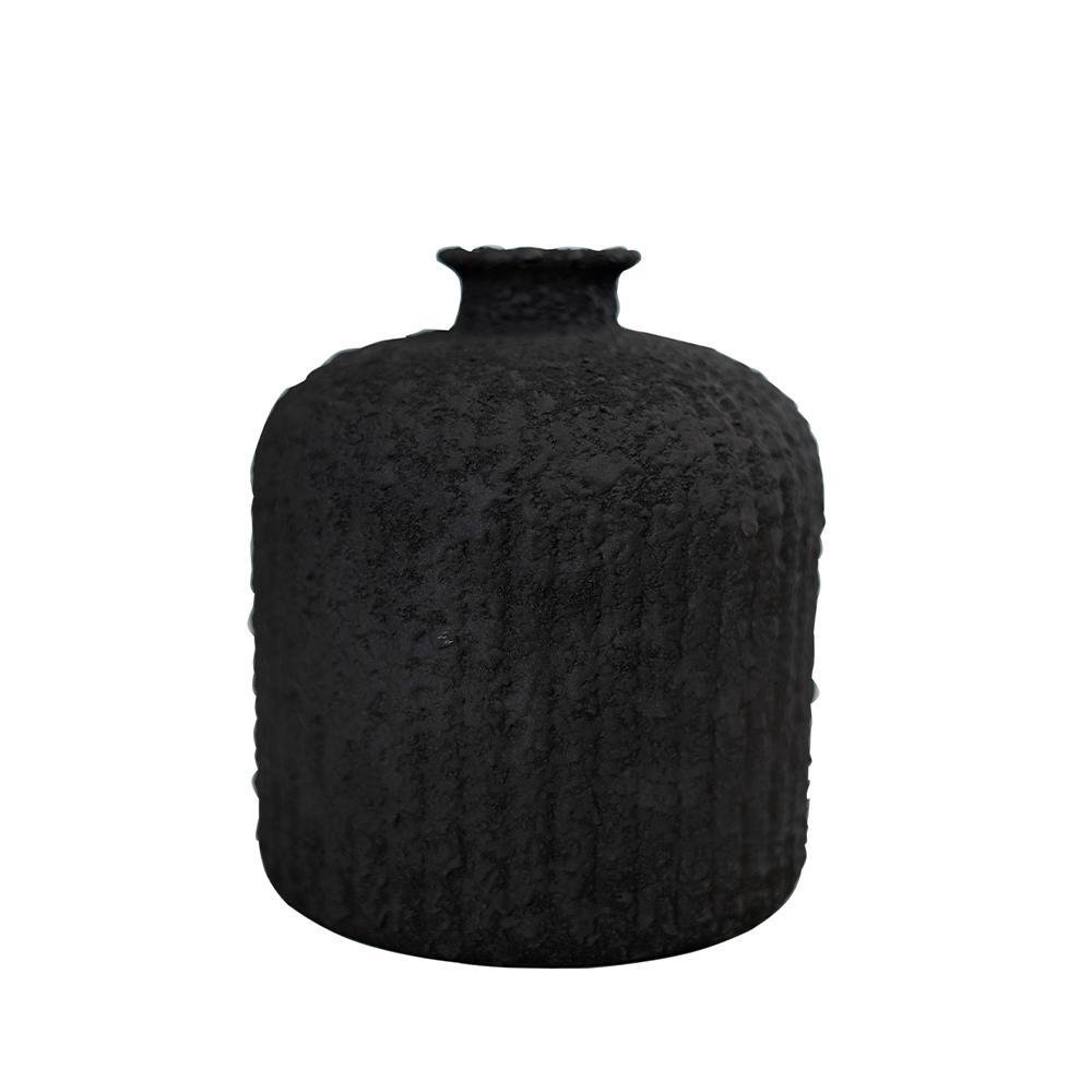 Botella Decorativa Negra 18 Cm - Cemaco