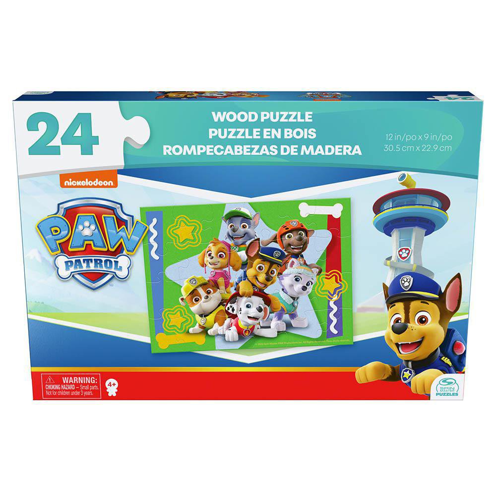 Rompecabezas Paw Patrol De Madera 24 Pzas - Cardinal Kids - Cemaco