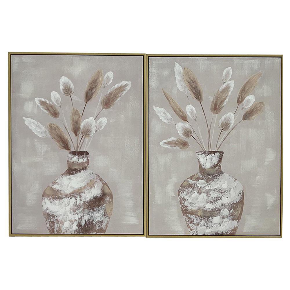 Cuadro Con Florero Lila 60x3.5x80 Cm Diseños Surtidos - Concepts - Cemaco