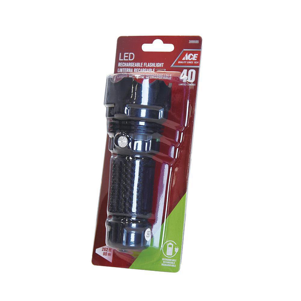 Linterna de Mano Recargable de 40 Lm - Ace - Cemaco