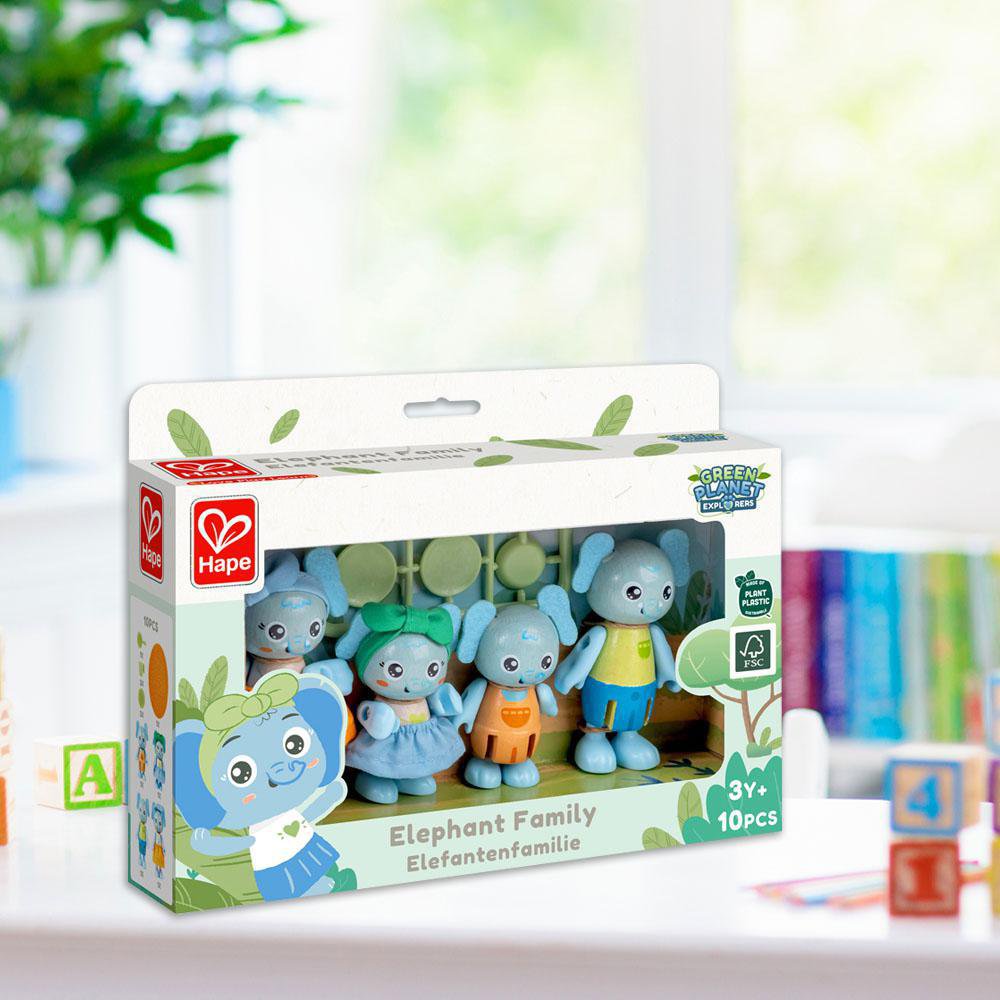 Juego Educativo Familia Elefante - Hape - Cemaco
