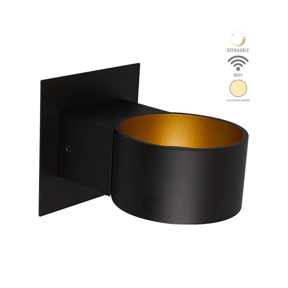 Lámpara De Interior Para Pared Negro 5W - Tecnolite Connect - Cemaco
