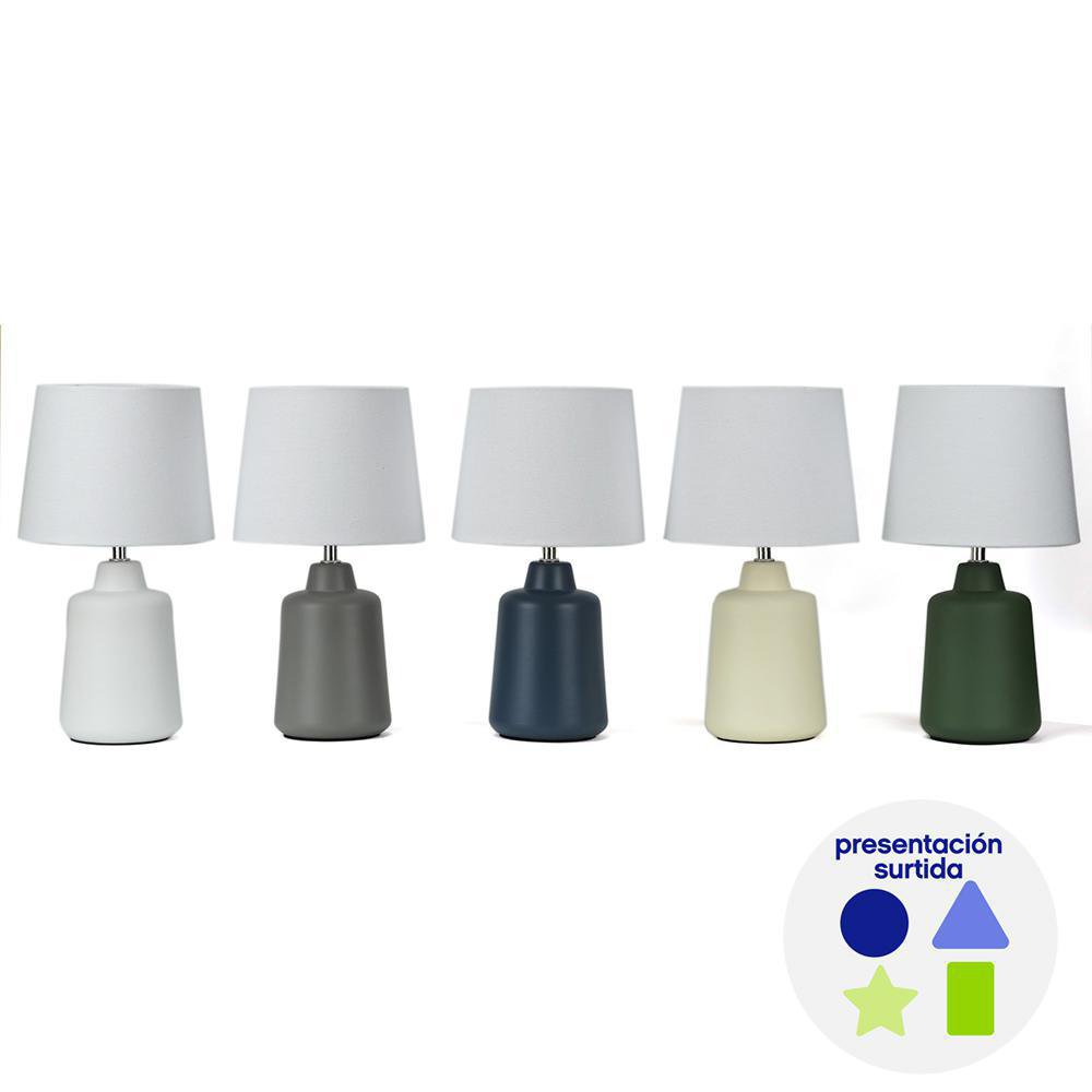 Lámpara Contemporánea de Mesa - Colores Surtidos - Cemaco