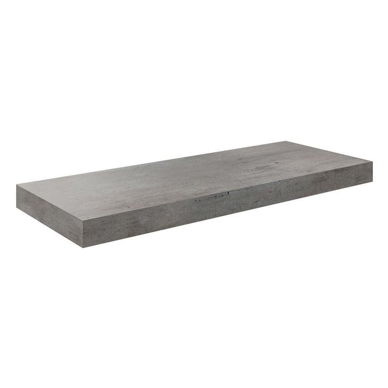 Repisa de Mdf Gris Plateado 60X23.5X3.8 Cm - Spaceo - Cemaco
