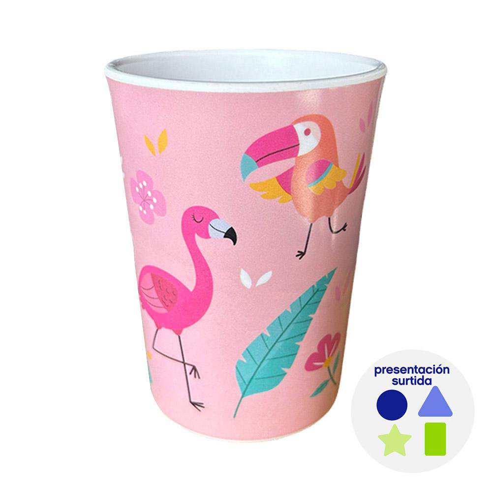 Vasito Infantil 10 Oz para Chicas de Animalitos - Best Melamine - Cemaco