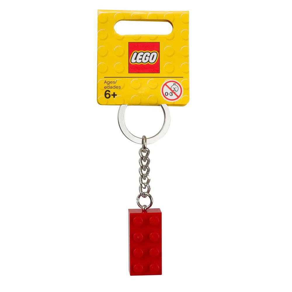 Keychain 2X4 Stud Red - Lego - Cemaco