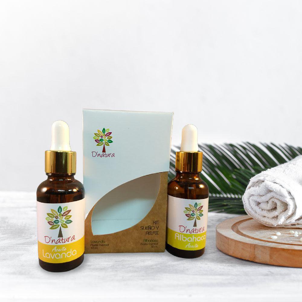 Kit De Aceites Esenciales Sueño Y Relax 2 Pzas - D Natura - Cemaco