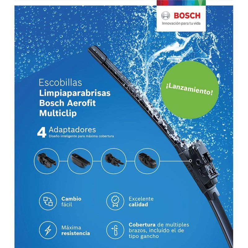 Plumilla Aerofit Multiclip 18 Plg - Bosch - Cemaco
