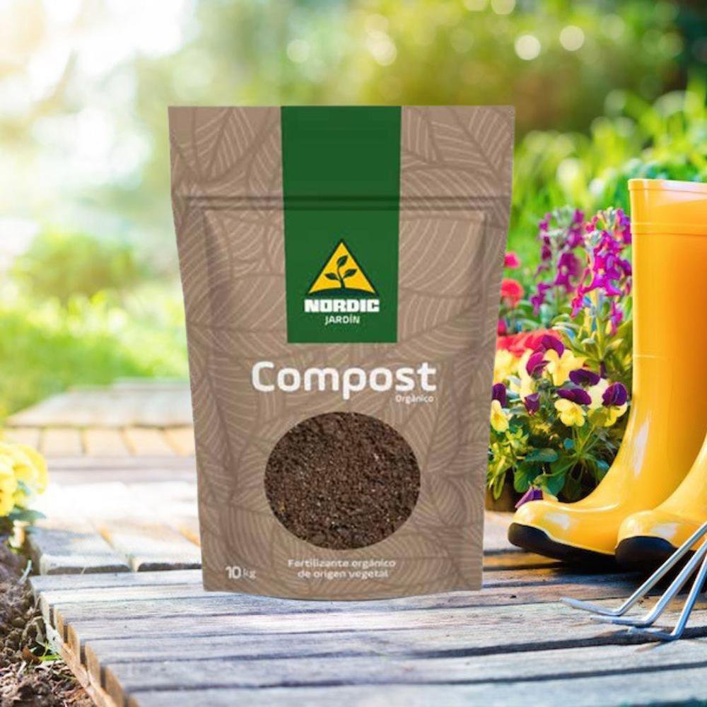 Fertilizantes Orgánico Compost 10 Kg - Nordic - Cemaco
