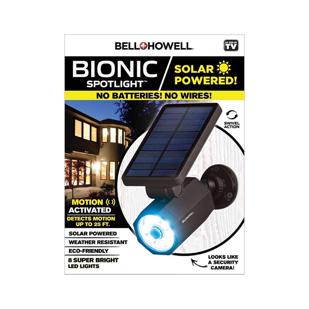 Lámpara Solar LED con Sensor de Movimiento - Bell And Howell - Cemaco